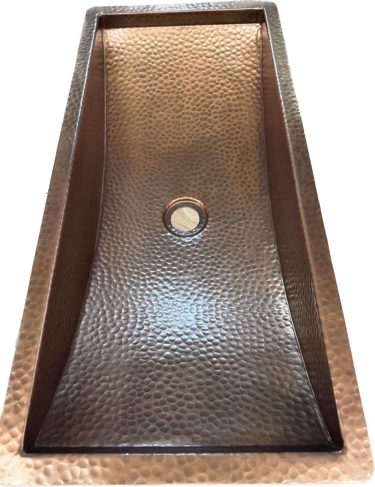 Copper Bathroom Trough Large – Copper Baths